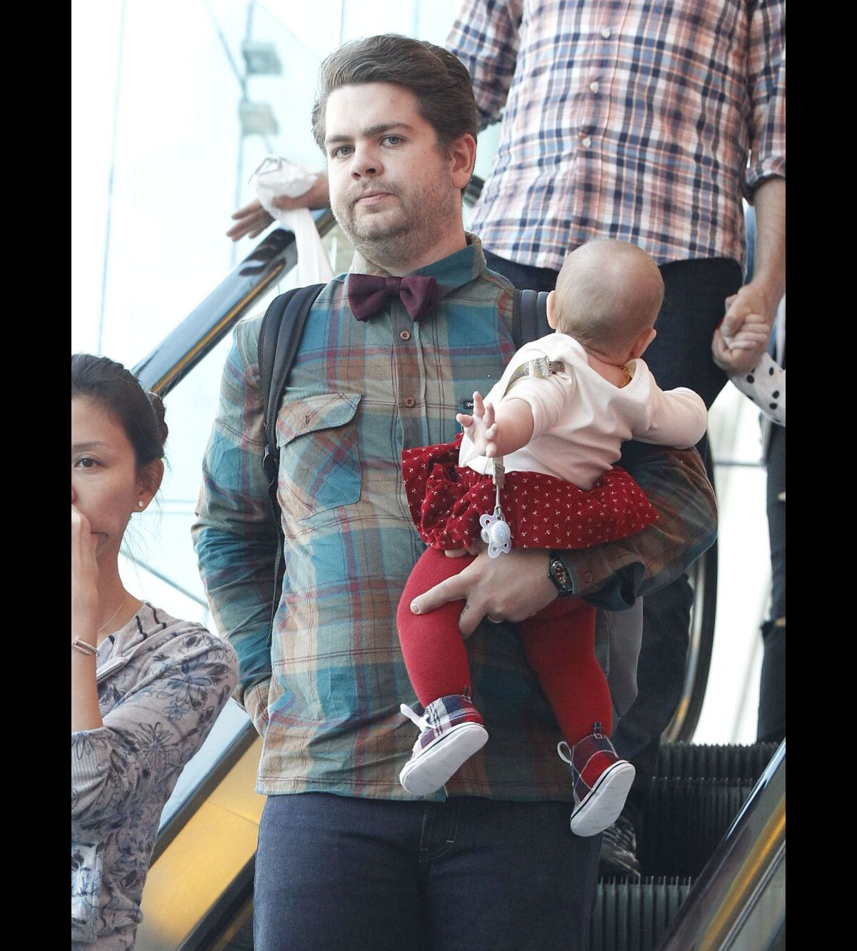 Photo : Jack Osbourne, sa femme Lisa Stelly et leur fille Pearl sont ...