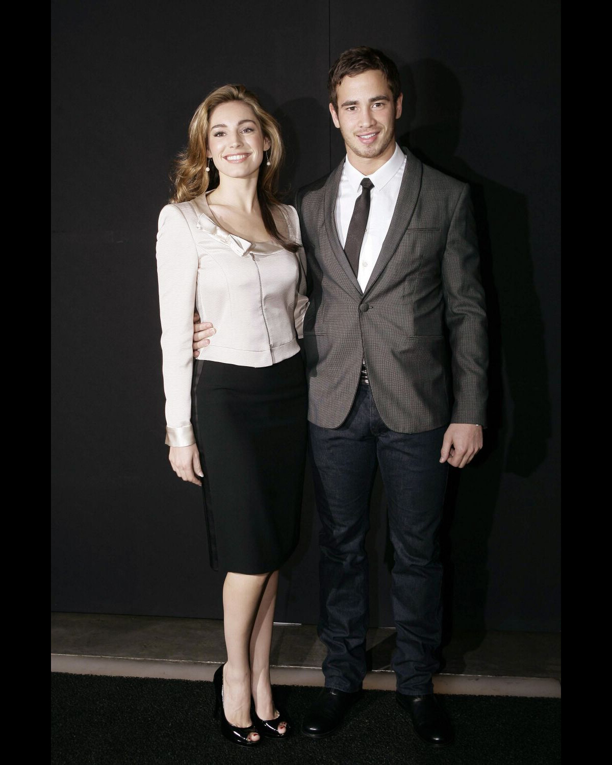 Photo : Kelly Brook et Danny Cipriani le 19 janvier 2009 à Milan ...