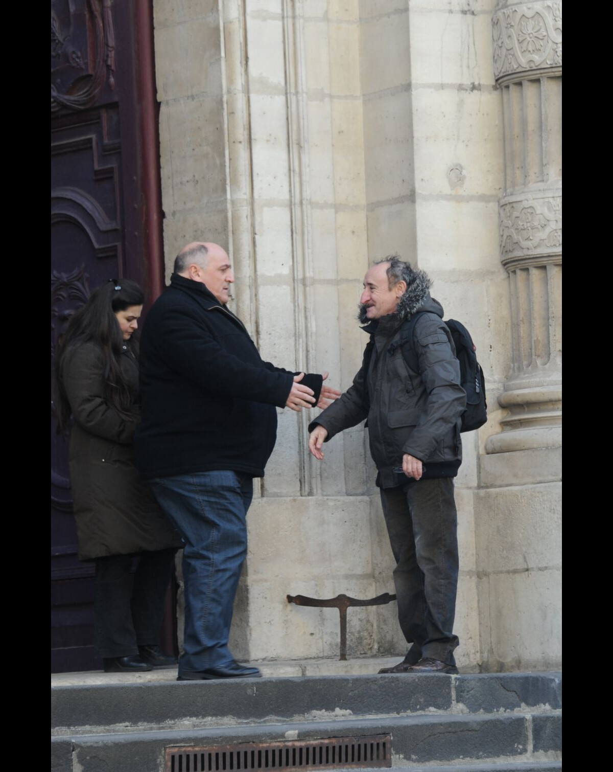 Photo : Michel Cremades aux obsèques de Christian Azzopardi à Paris, le ...