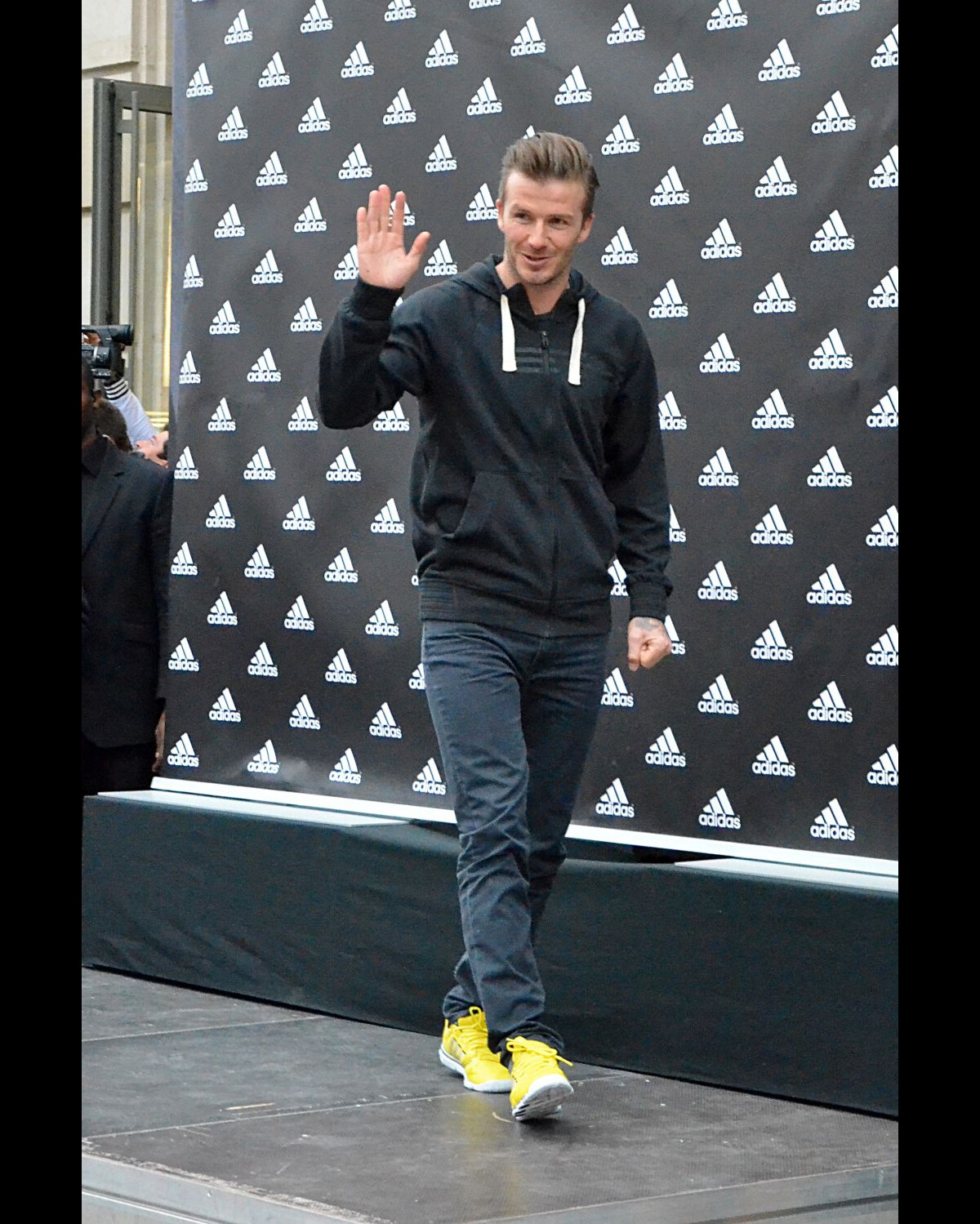 Photo : David Beckham lors d'une rencontre avec ses fans organisée par ...