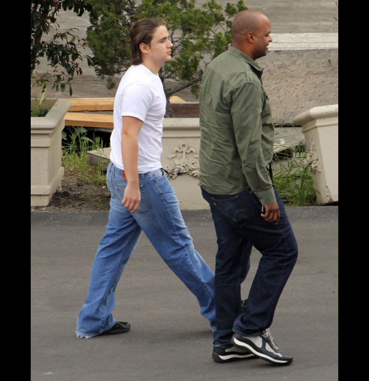 Photo : Prince Jackson sur le tournage de la serie 90210 à Los Angeles ...