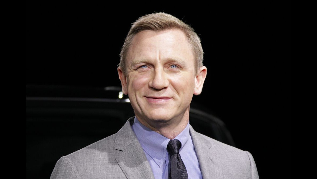 Photo : Daniel Craig pendant la présentation du nouveau Range Rover ...