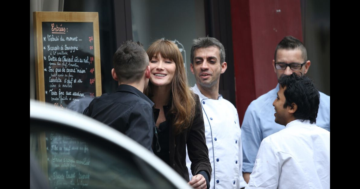 Carla Bruni, après un café avec son Raymond, se confie sur Giulia et ...