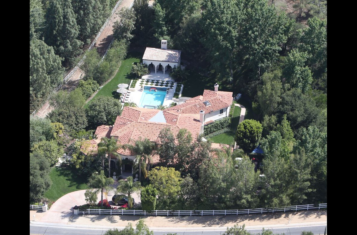 Photo : Maison de Kris Jenner à Los Angeles, le 28 avril 2013. - Purepeople