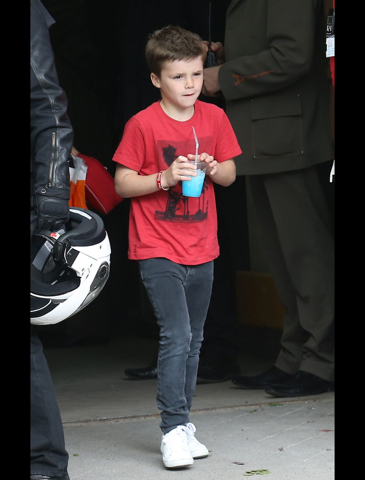 Photo : David et Victoria Beckham ont emmené leurs quatre enfants ...