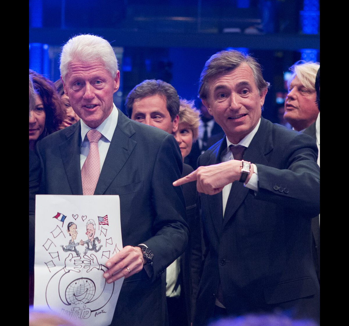 Photo : Bill Clinton et Philippe Douste-Blazy - Paris, le 23 mai 2013 ...