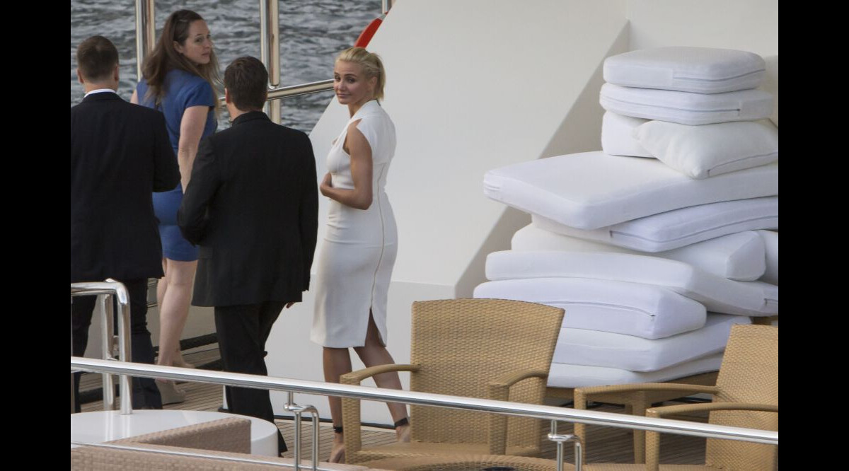 Photo : Cameron Diaz dans les allées du paddock du Grand Prix de F1 de ...