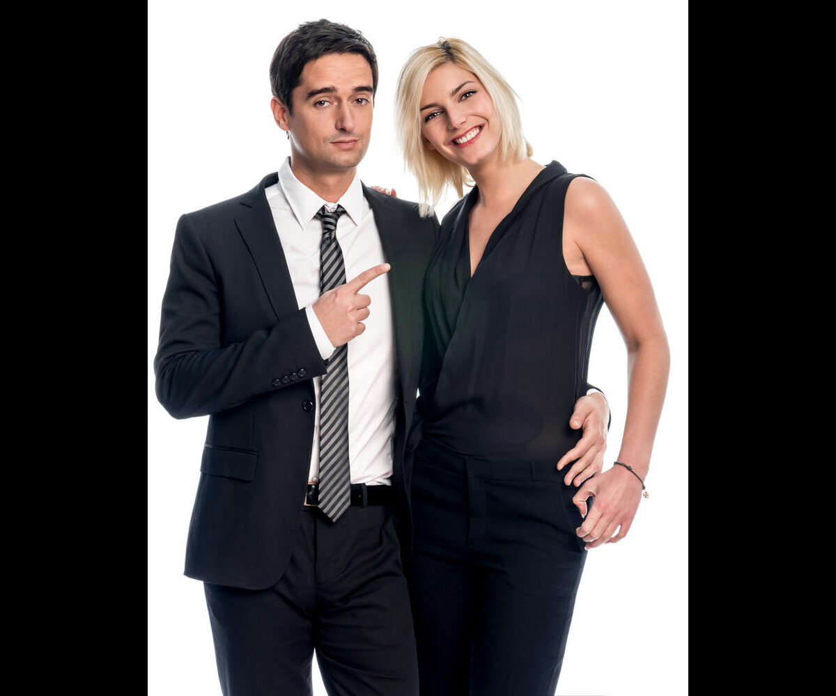 Photo : Adrien Lemaître et Nadège Lacroix dans Secret Story 7 - Purepeople