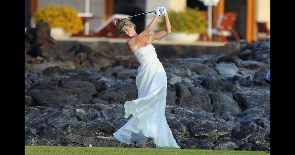 Anna Rawson : Partie de golf en plein mariage pour la sublime joueuse ...