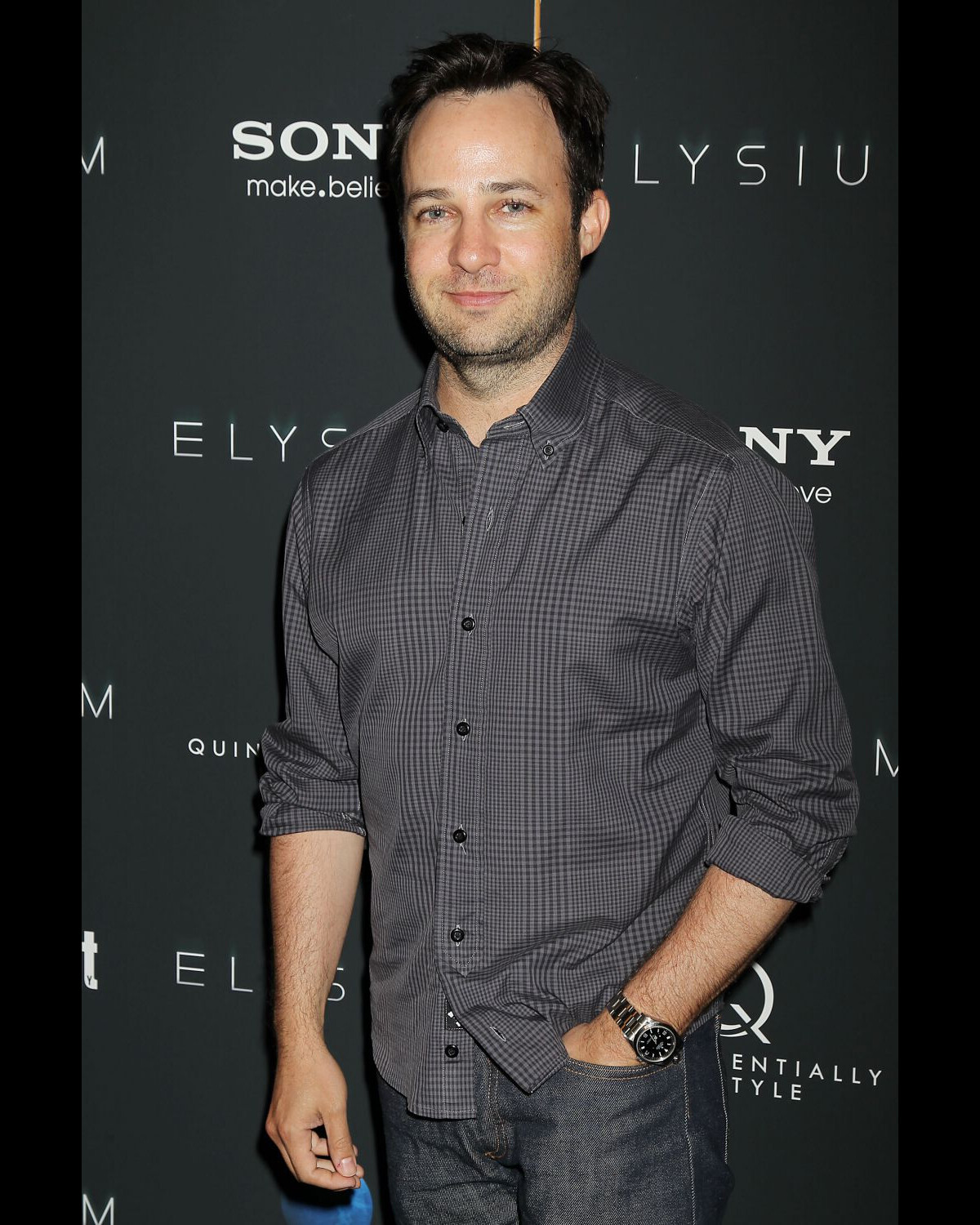 Photo : Danny Strong à la première du film Elysium au Sunshine Landmark ...