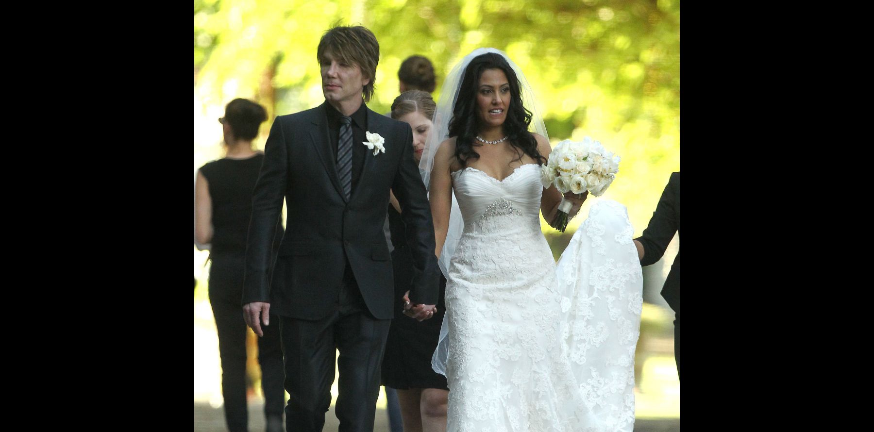 Johnny Rzeznik et Melina, le mariage : La rockstar a épousé sa jolie ...