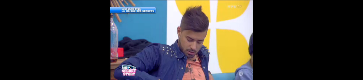 Photo : Vincent dans la quotidienne de Secret Story 7, mardi 13 août ...