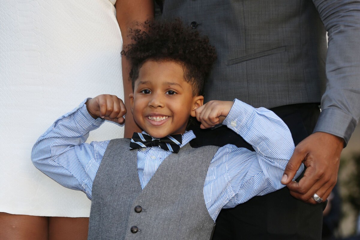 Photo : David Jr sur le Hollywood Walk of Fame à Los Angeles, le 13 ...