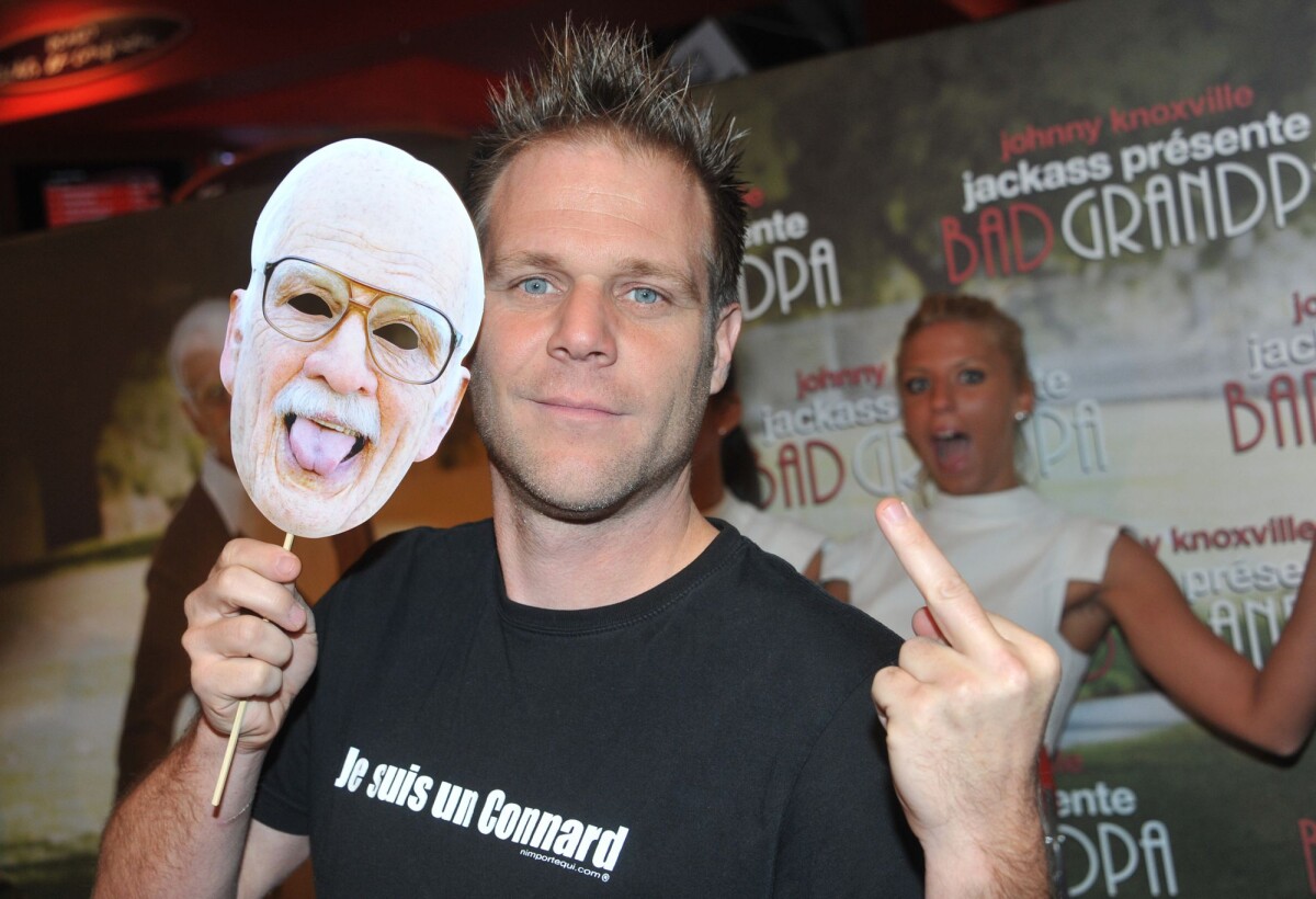 Photo : Rémi Gaillard lors de la première du film Bad Grandpa au cinéma ...