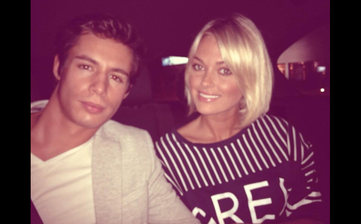 Photo : Caroline Receveur et son fiancé Valentin : heureux et amoureux ...