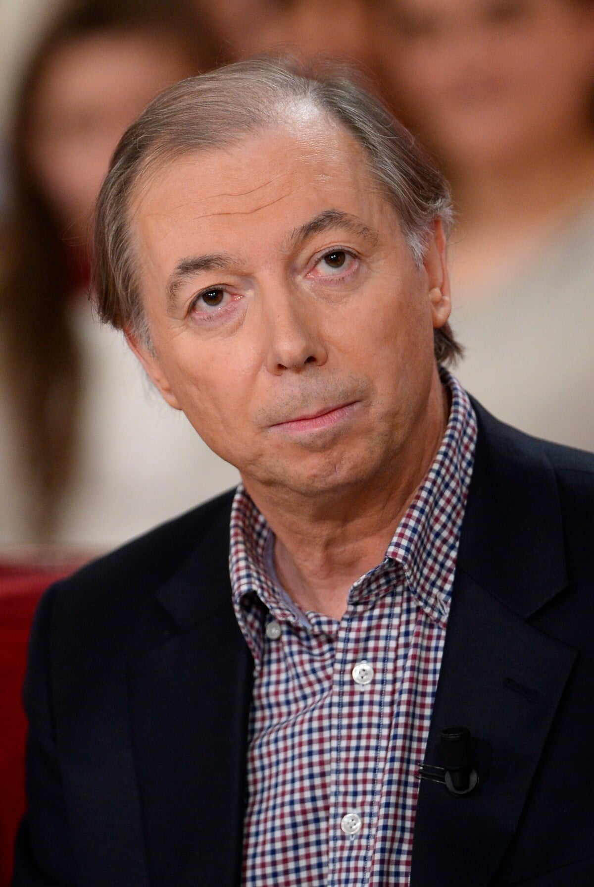 Photo : Philippe Chevallier lors de l'enregistrement de l'émission ...