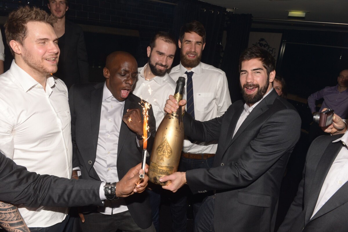 Photo : Luc Abalo, Igor Anic, Luka Karabatic et Nikola Karabatic au ...