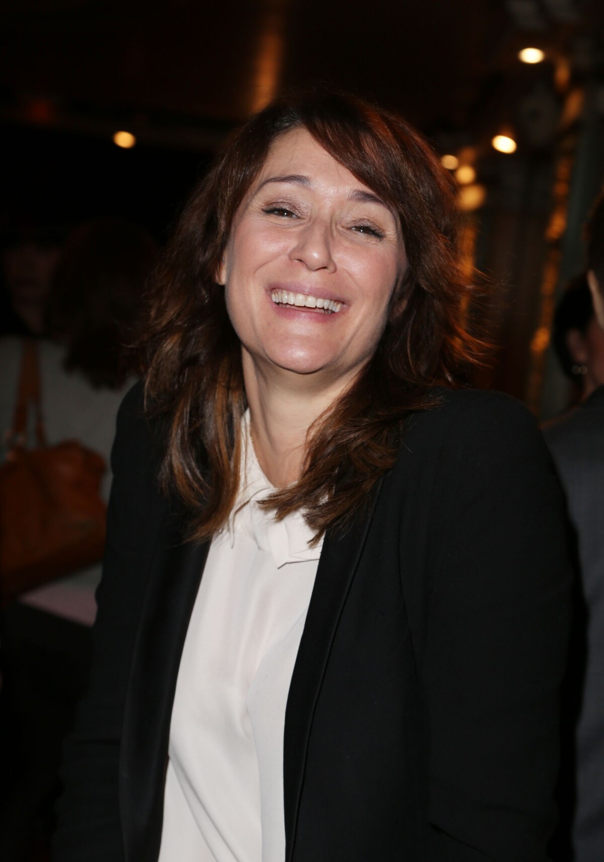 Photo : Daniela Lumbroso à l'inauguration du double de cire de Patrick ...