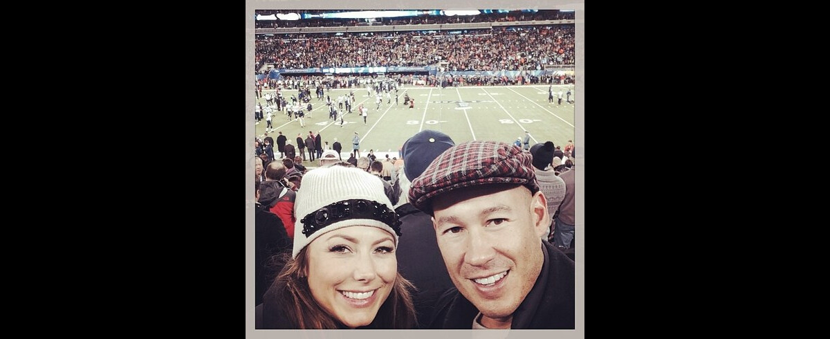 Photo : Stacy Keibler lors du 48e Super Bowl entre les Broncos de ...
