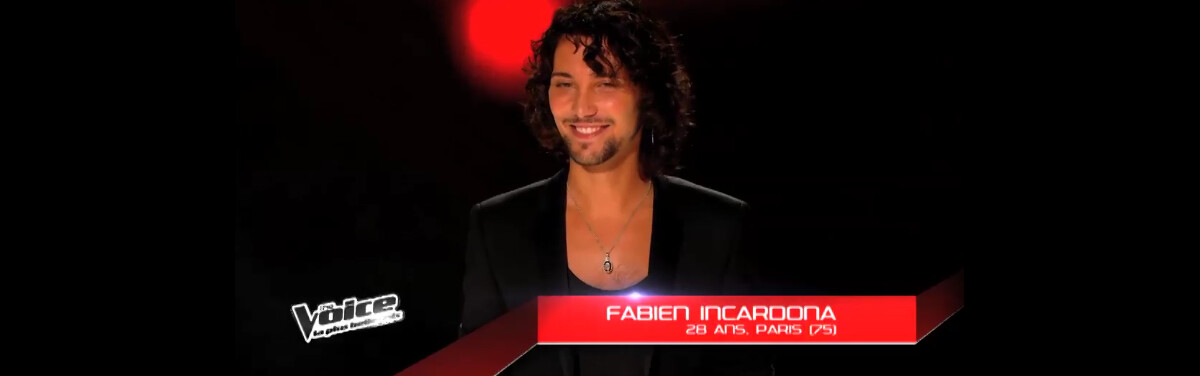 Photo : Fabien Incardona dans The Voice 3 sur TF1 le samedi 25 janvier ...