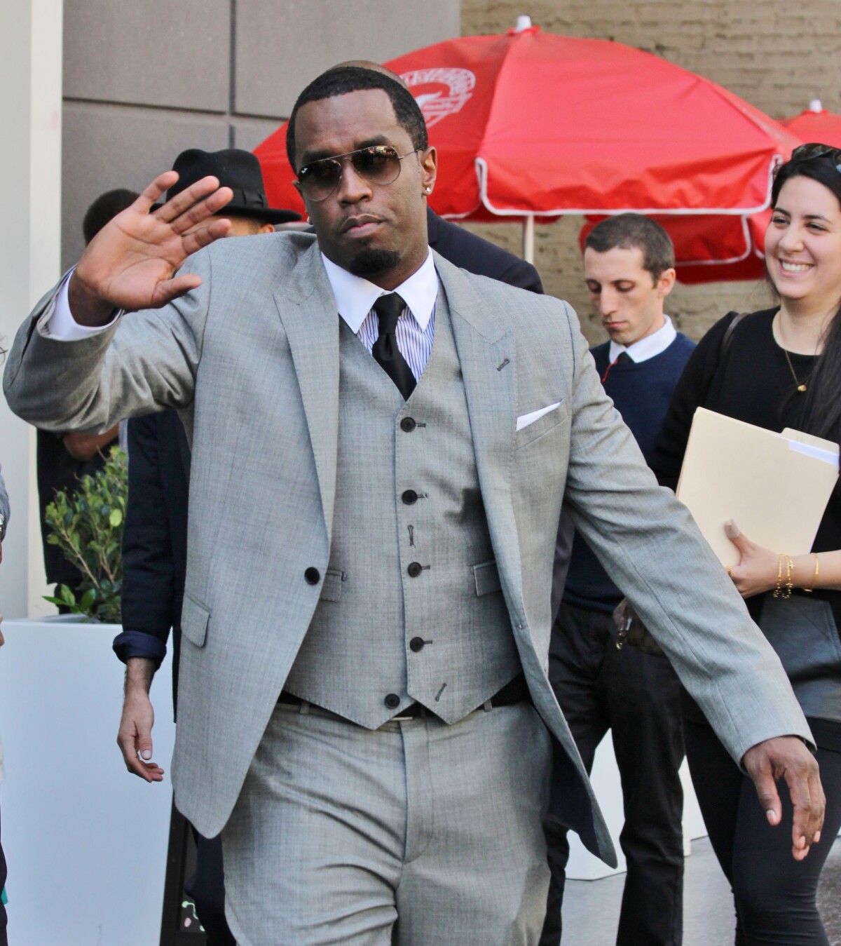 Photo : Sean Combs (Puff P. Diddy) à Hollywood Walk of Fame. Le 10 ...