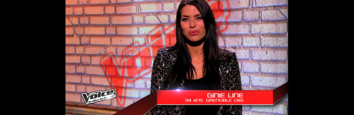 Photo : Ginie Line dans The Voice 3, la samedi 8 février 2014 sur TF1 ...