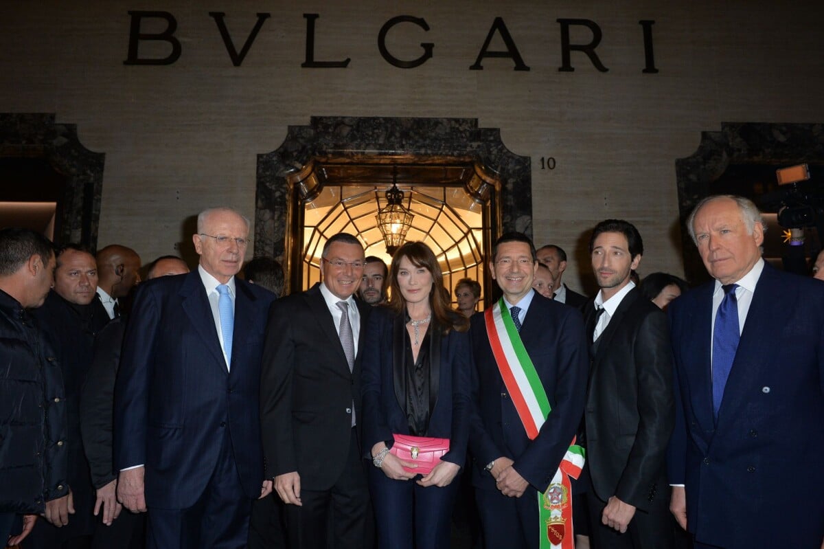 Photo : Paolo Bulgari, Jean Christophe Babin, Carla Bruni, Ignazio ...