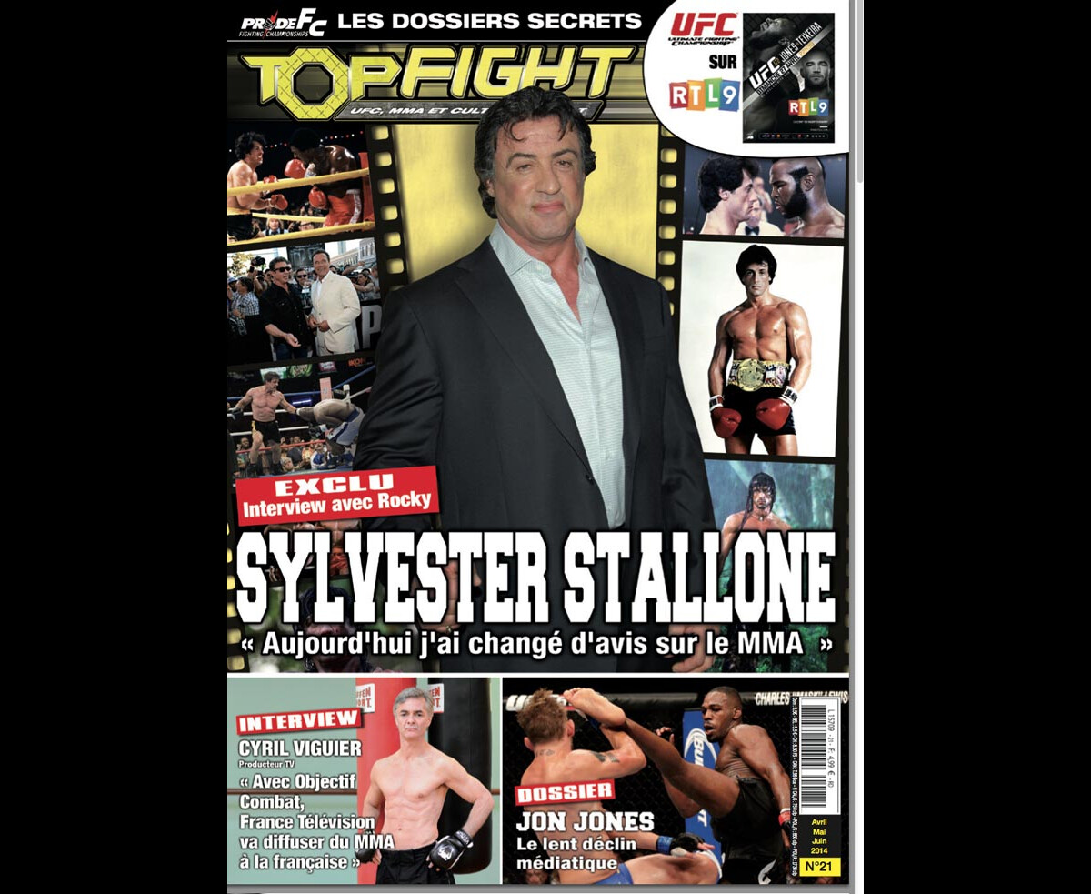 Photo : Couverture de "Top Fight Magazine" - Purepeople