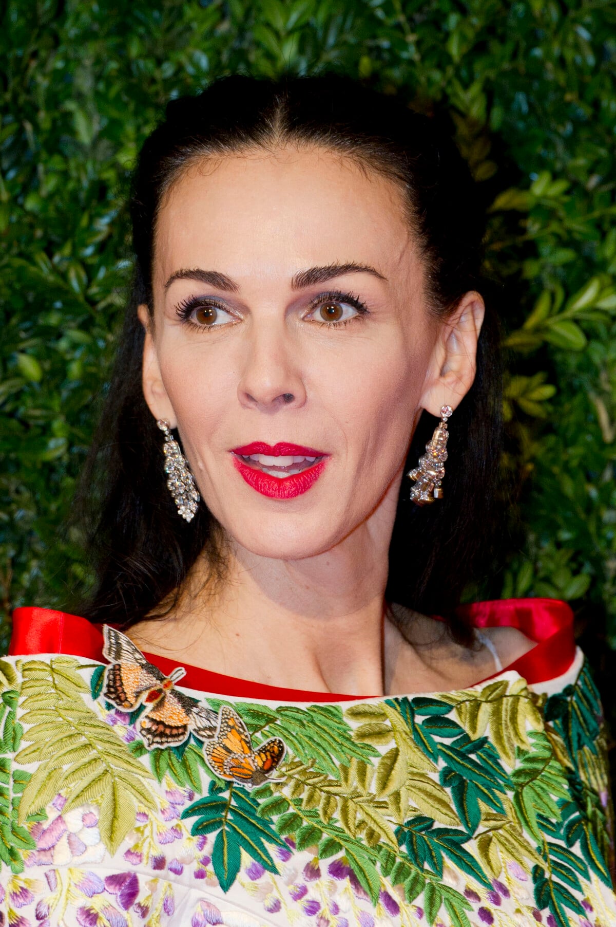 Photo : L'Wren Scott lors des British Fashion Awards à Londres. Le 2 ...