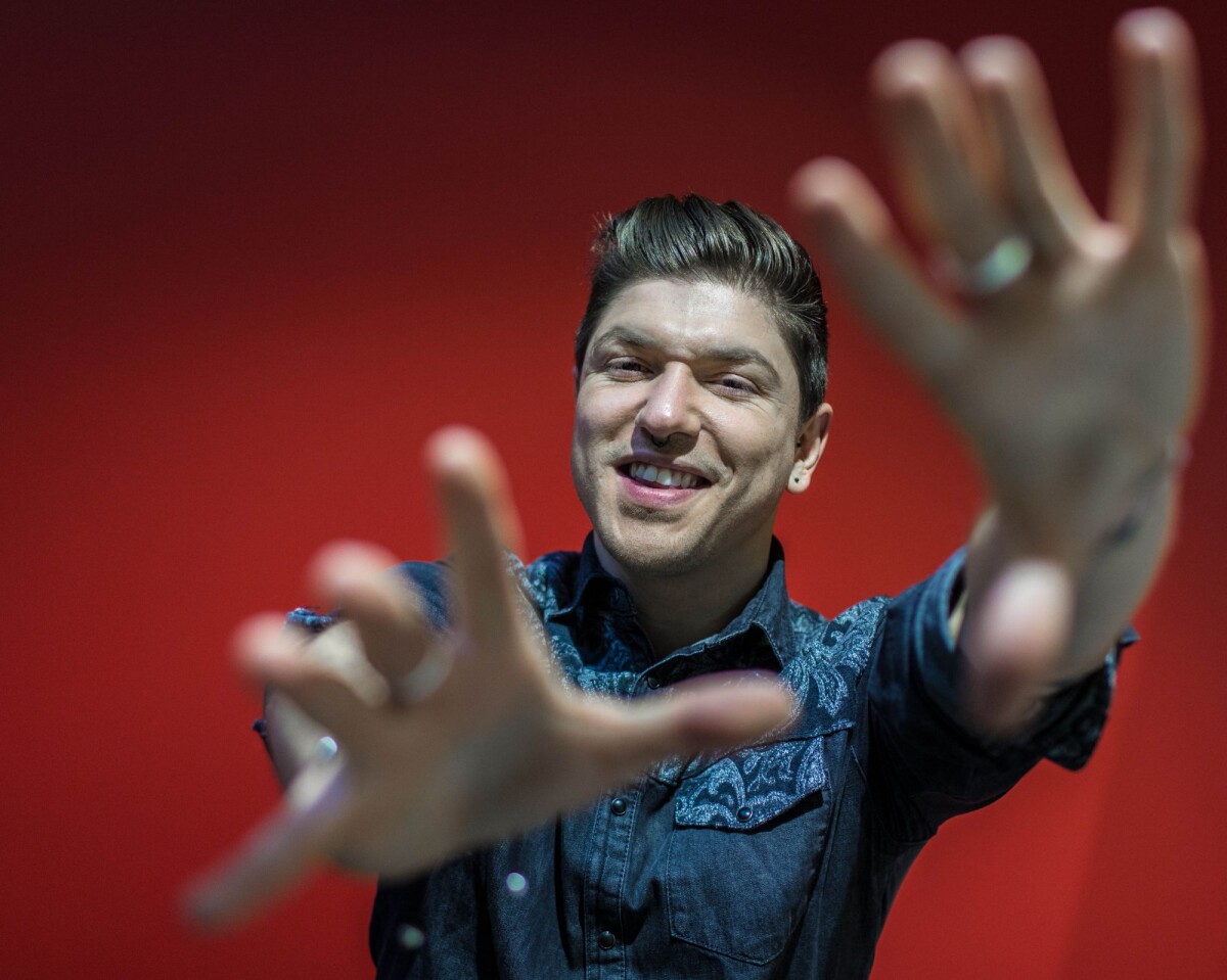 Photo : Exclusif - Le chanteur Quentin Mosimann, lors d'un set chez Dj ...
