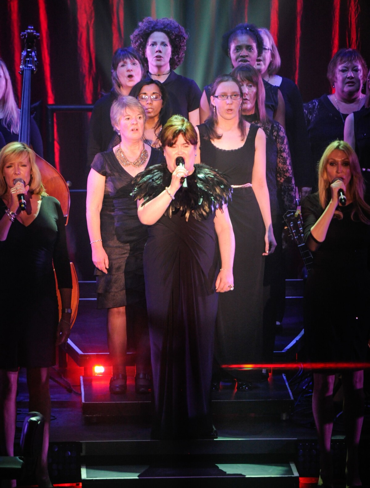 Photo : Susan Boyle en concert à Leicester, le 1er avril. - Purepeople