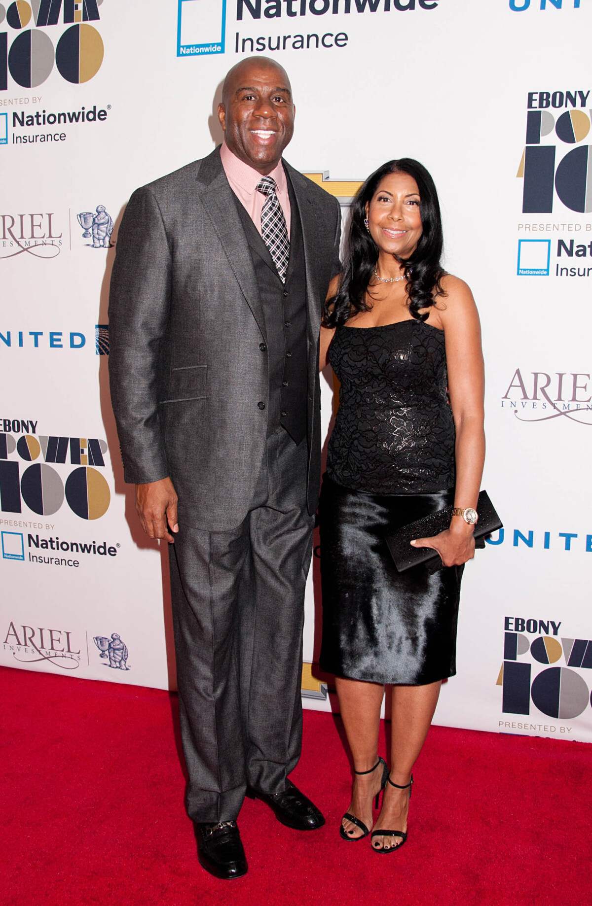 Photo : Magic Johnson et son épouse Cookie Johnson lors du gala Ebony ...