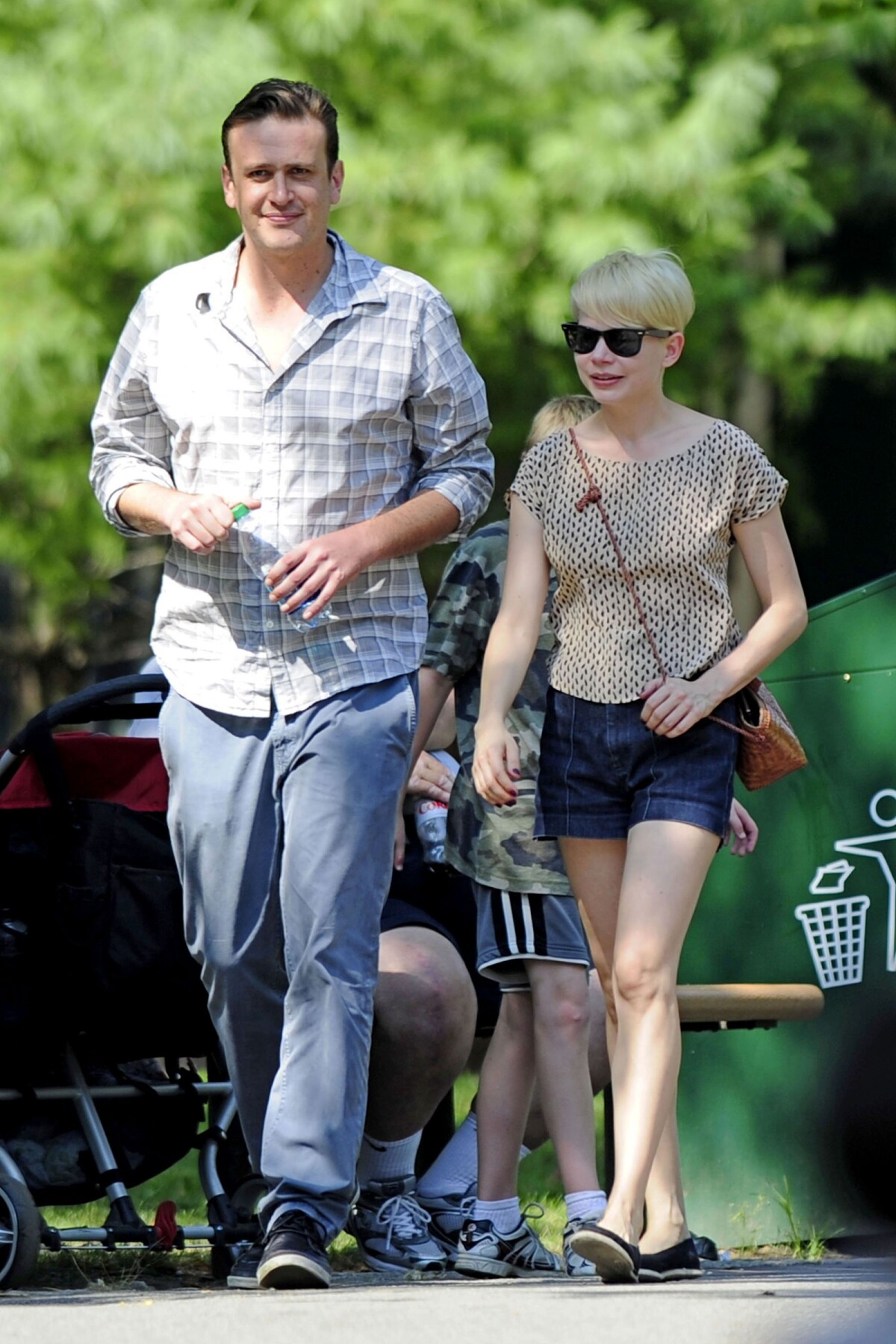Photo : Jason Segel et Michelle Williams à New York le 31 août 2012 ...