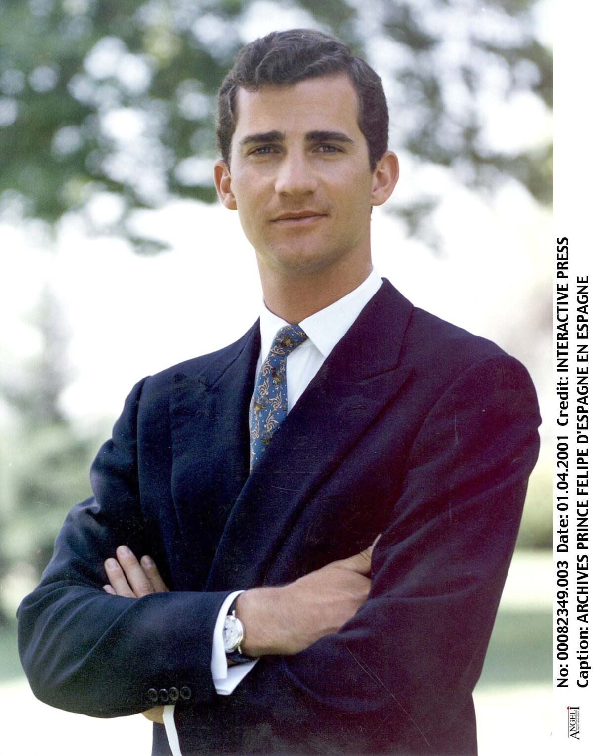 Photo : Felipe d'Espagne en 2001. - Purepeople