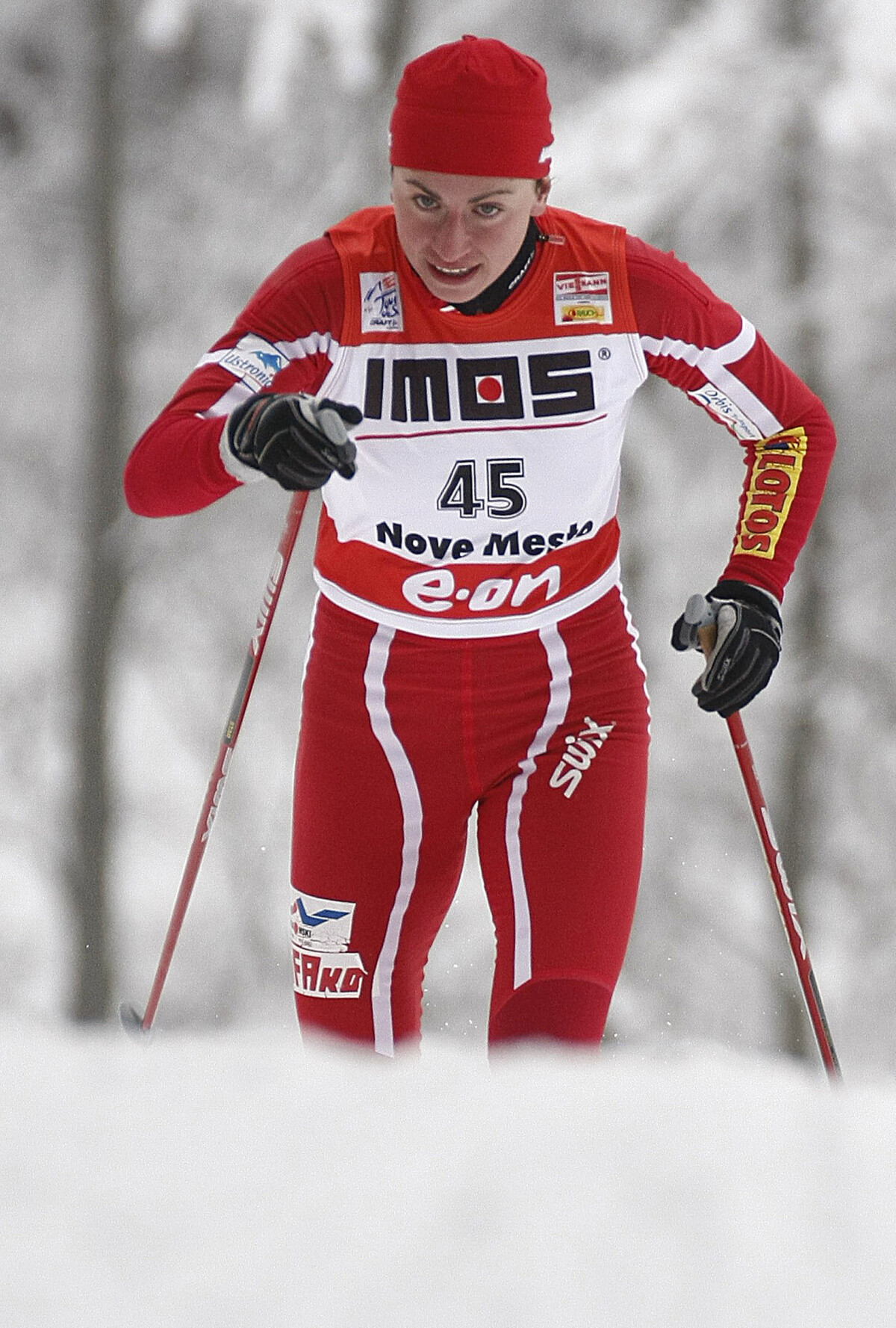 Photo : Justyna Kowalczyk à Nove Mesto le 28 décembre 2007. - Purepeople