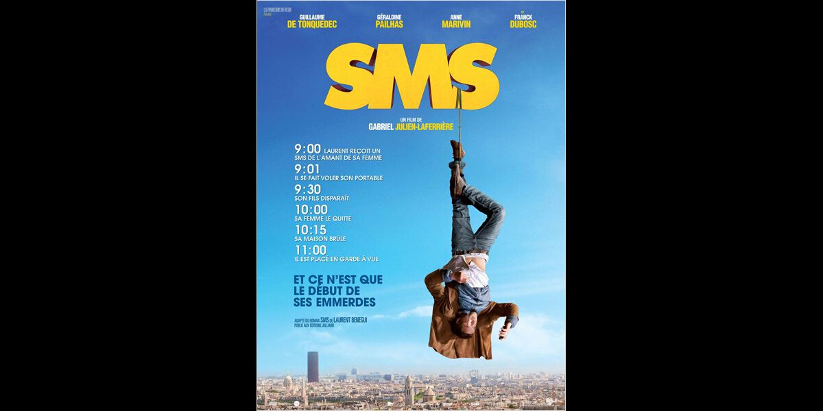 Photo : Affiche du film SMS en salles le 20 août 2014 - Purepeople