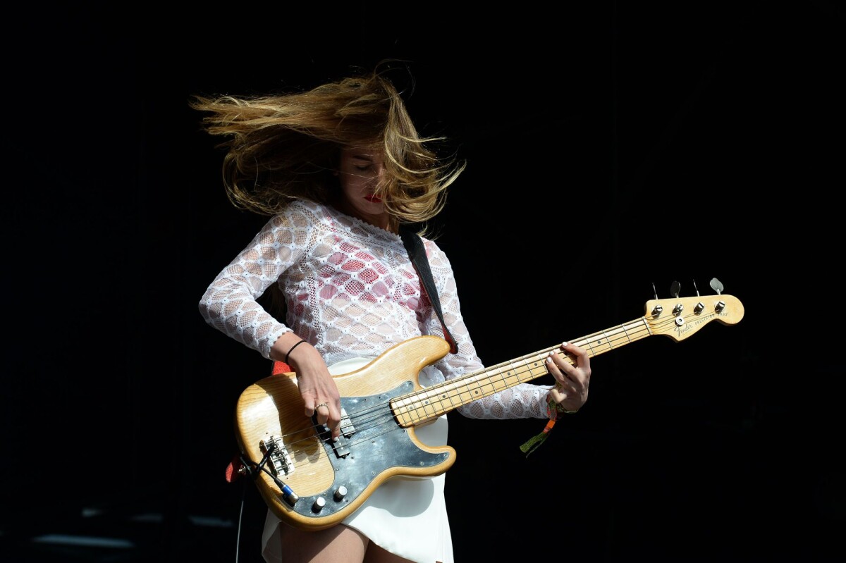 Photo : Este Arielle, Danielle Sari et Alana Mychal (Haim) à ...