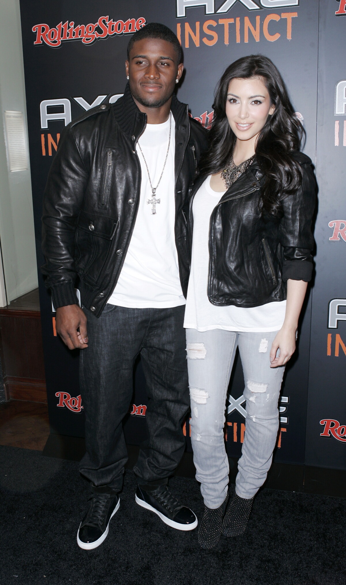 Photo : Kim Kardashian et Reggie Bush au Hard Rock Café à Miami, le 24 ...