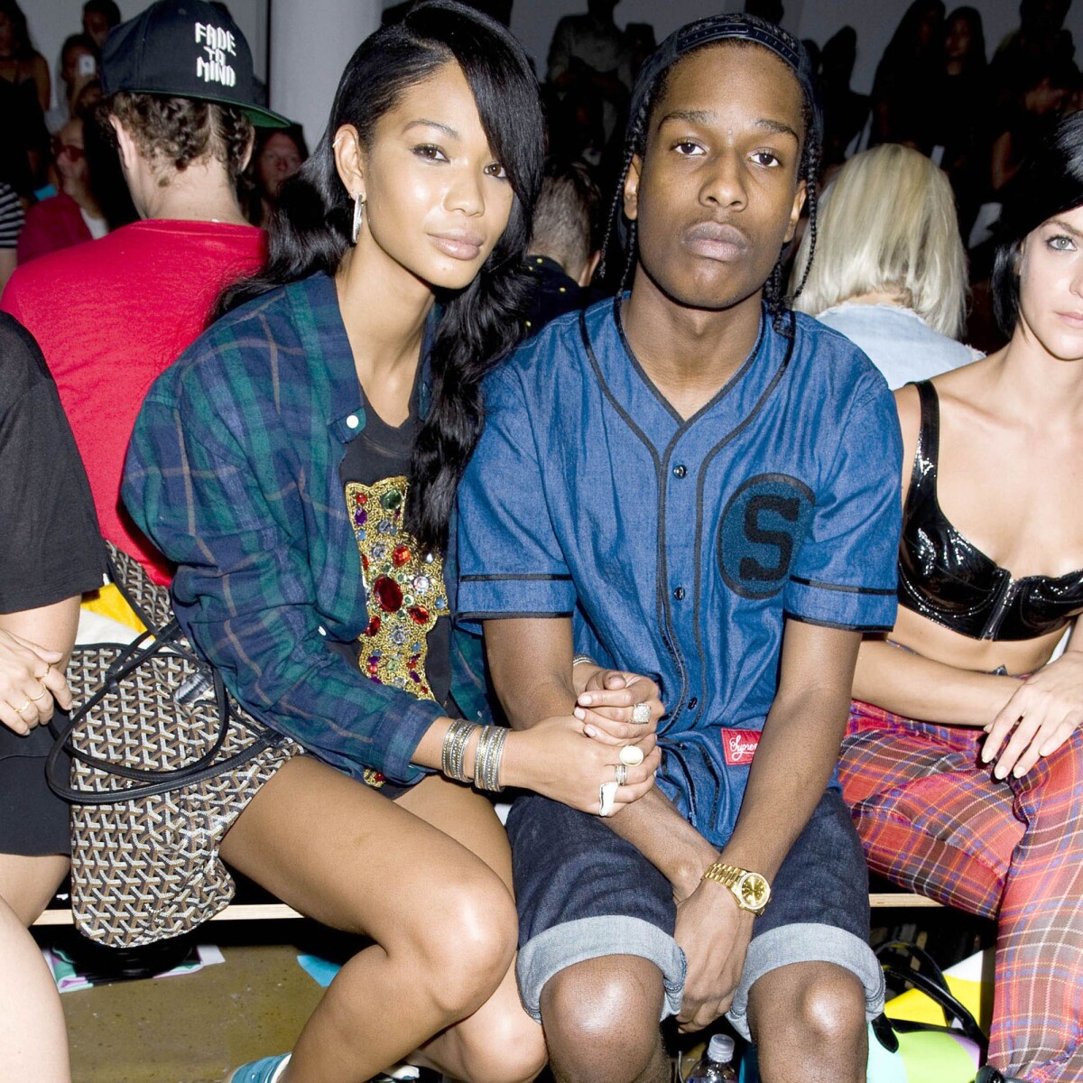 Photo : Chanel Iman, ASAP Rocky lors du défilé Jeremy Scott en ...