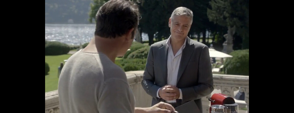 Photo : George Clooney et Jean Dujardin dans la publicité Nespresso ...