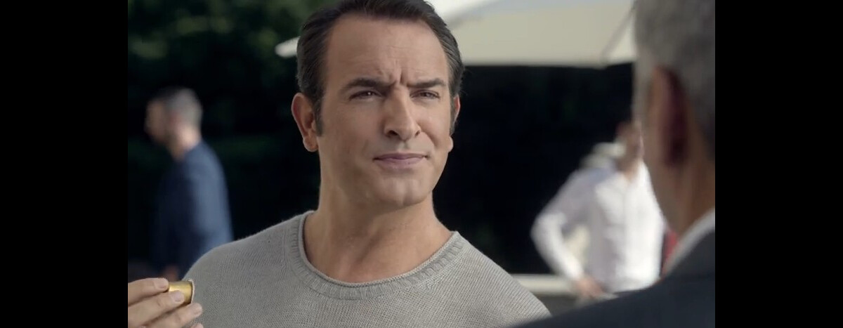 Photo : Jean Dujardin dans la publicité Nespresso. (capture d'écran ...