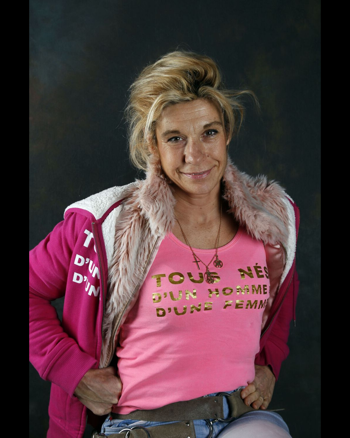 Photo : Frigide Barjot à Paris le 16 Janvier 2013. - Purepeople