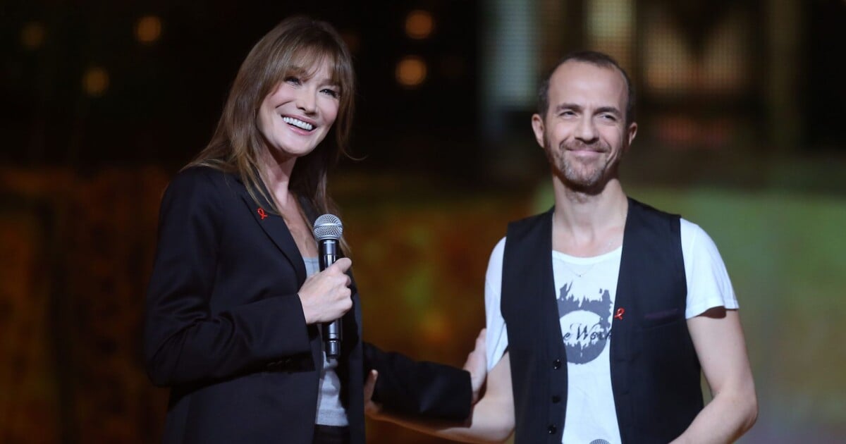 Carla Bruni : Chic et rock'n'roll aux côtés de Calogero et de Yannick ...