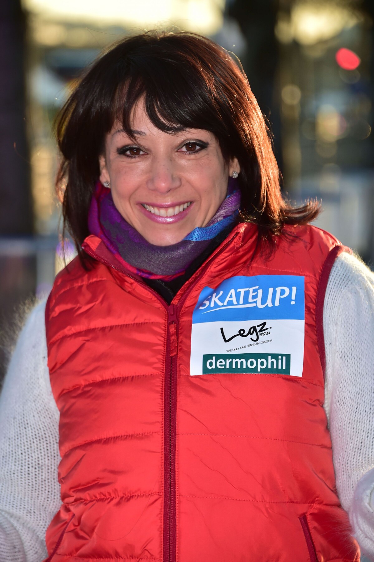 Photo : Sarah Abitbol anime une séance de Ice Fitness avec Stéphane ...