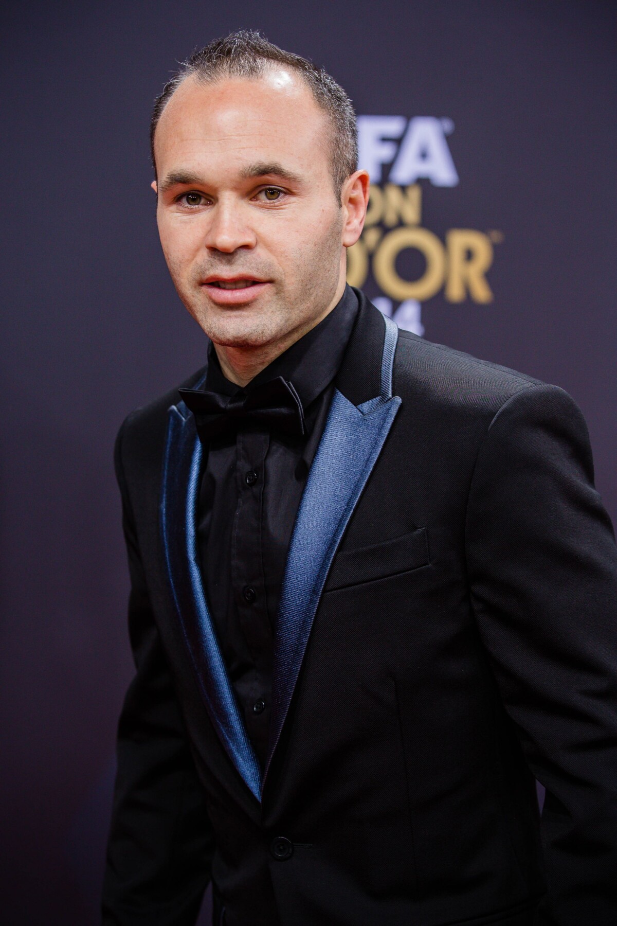 Photo : Andres Iniesta - Gala FIFA Ballon d'Or 2014 à Zurich, le 12 ...
