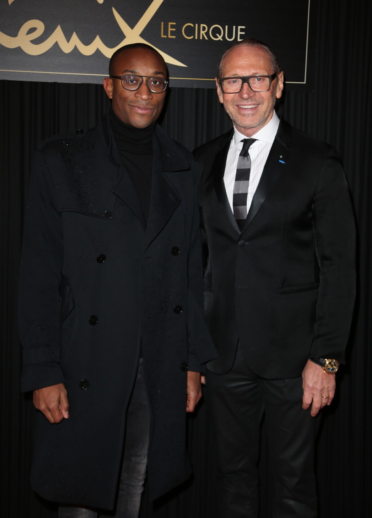 Photo : Grégory Alcan et Alain Pacherie (président fondateur du cirque ...