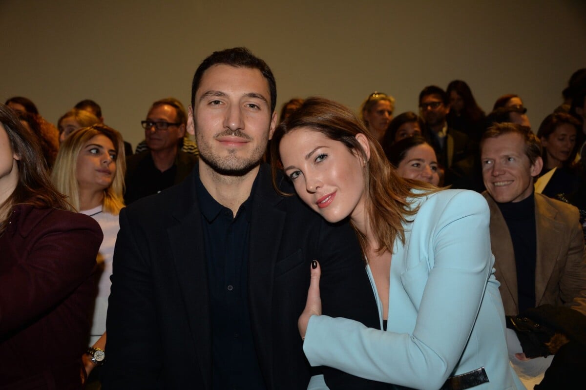 Photo : Jonathan Griguer et Prisca Courtin-Clarins au défilé Mugler ...