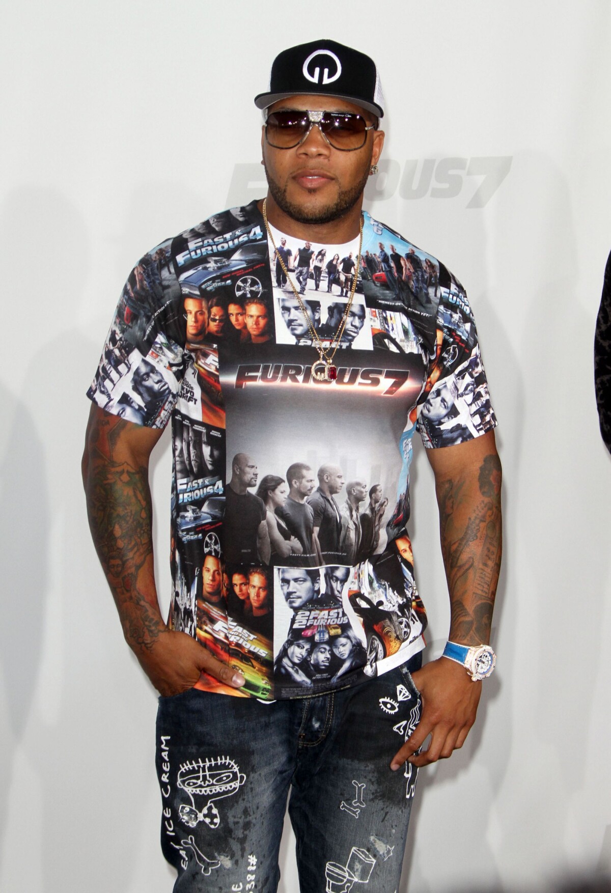 Photo : Flo Rida - Avant-première du film "Fast and Furious 7" à ...