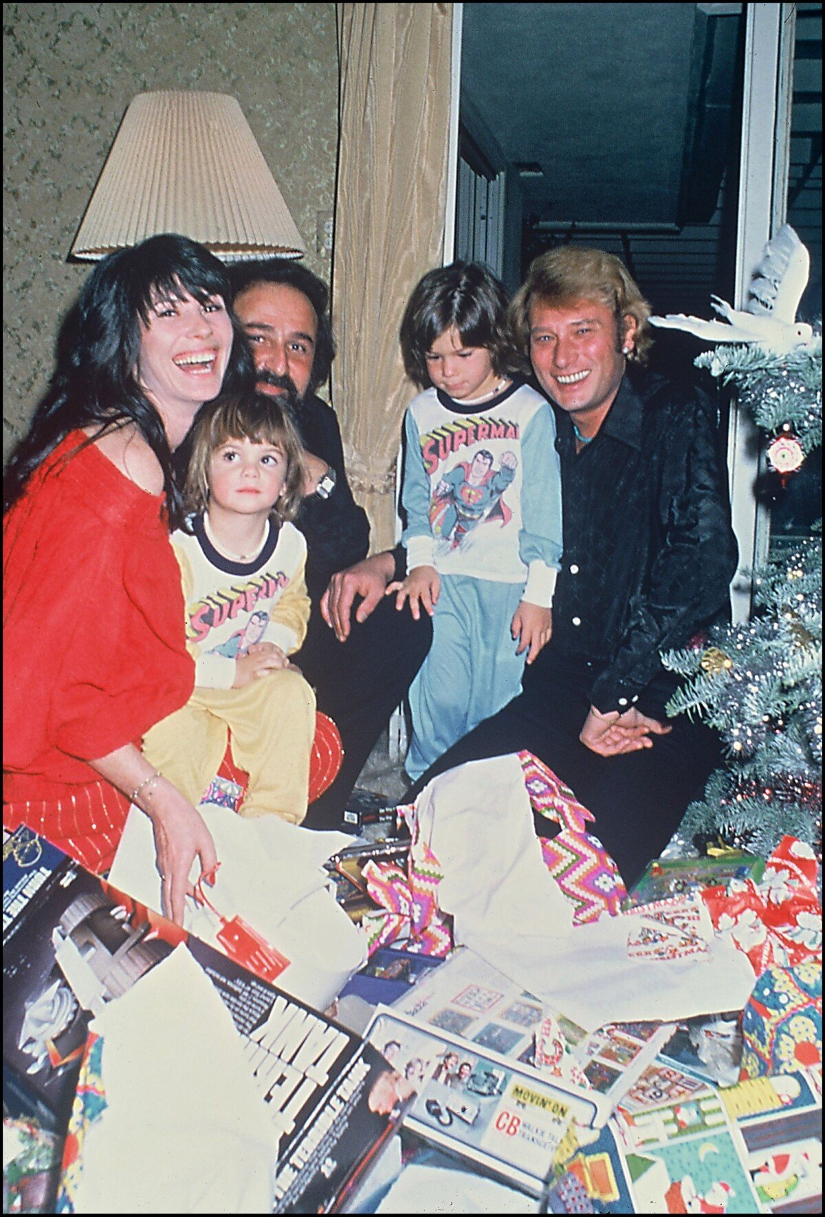 Photo : Richard Anthony avec son fils Alexandre et Johnny Hallyday en ...