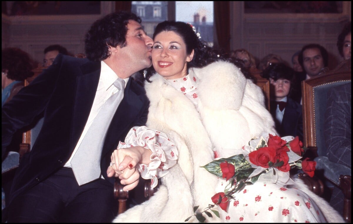 Photo : Richard Anthony et Sabine lors de leur mariage en 1978 - Purepeople